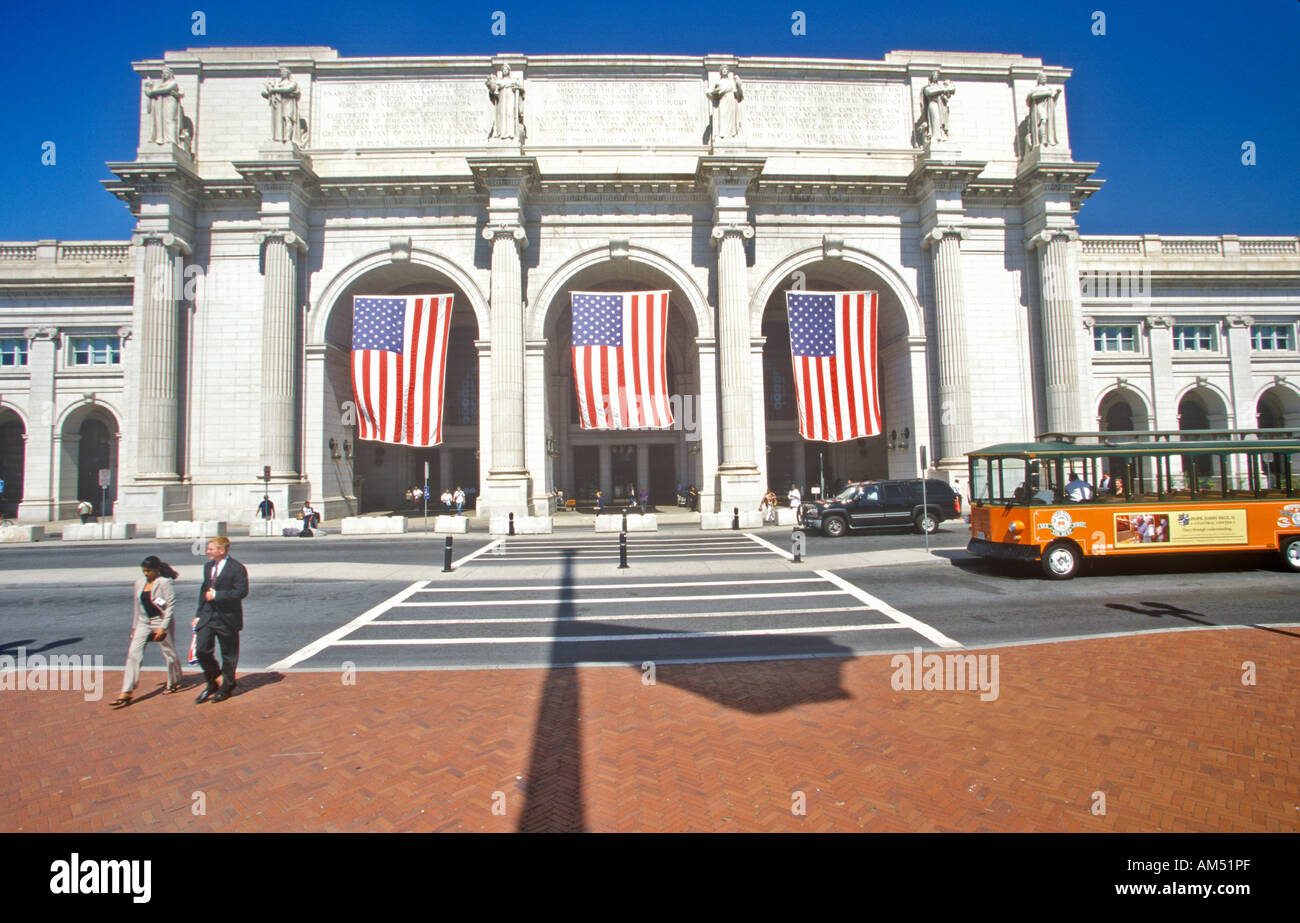 Washington dc us flags hi-res stock photography and images - Alamy