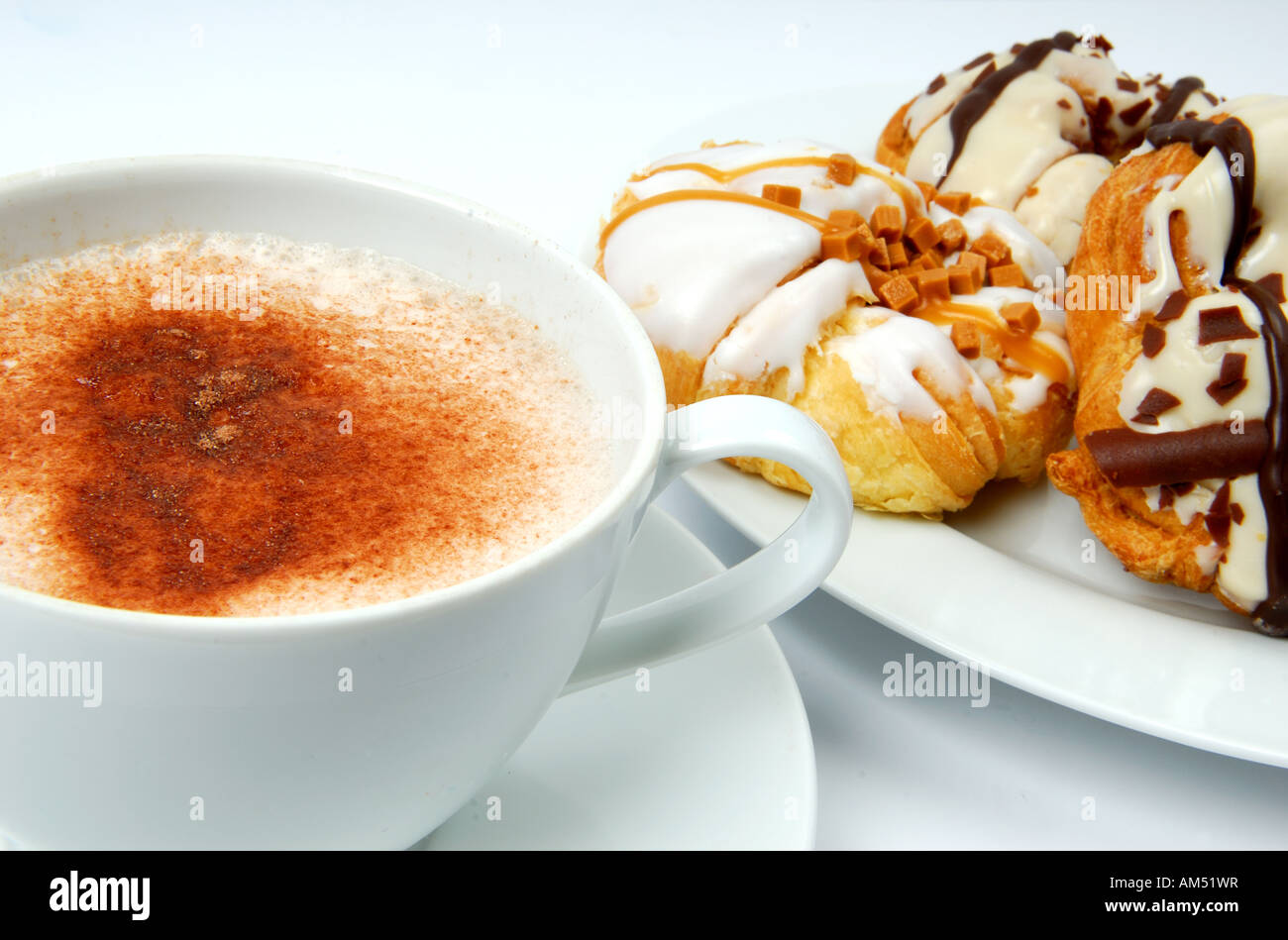 danish pastry and coffee Stock Photo - Alamy