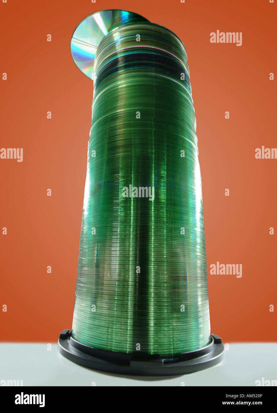 Cds on a spindle hi-res stock photography and images - Alamy