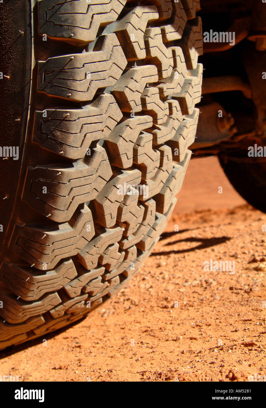 tire tread of the tire of an off road SUV close up Stock Photo - Alamy