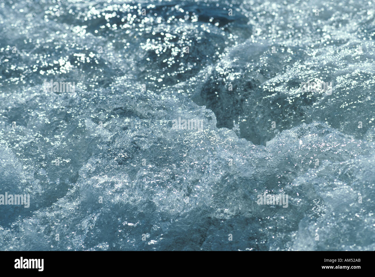 turbulent water in a fast moving stream Stock Photo - Alamy