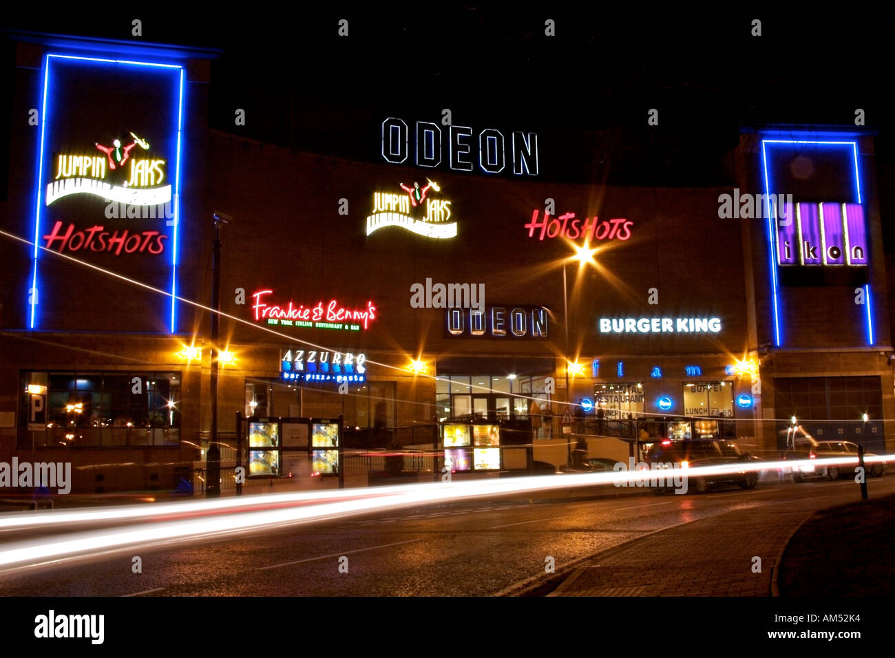 Odeon sign at night hi-res stock photography and images - Alamy