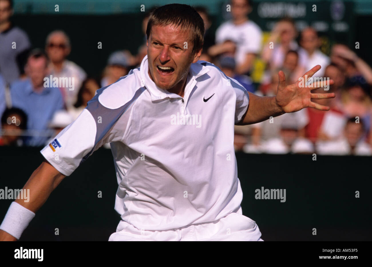 Yevgeny Kafelnikov at Wimbledon Tennis Championship 2002 Stock Photo ...