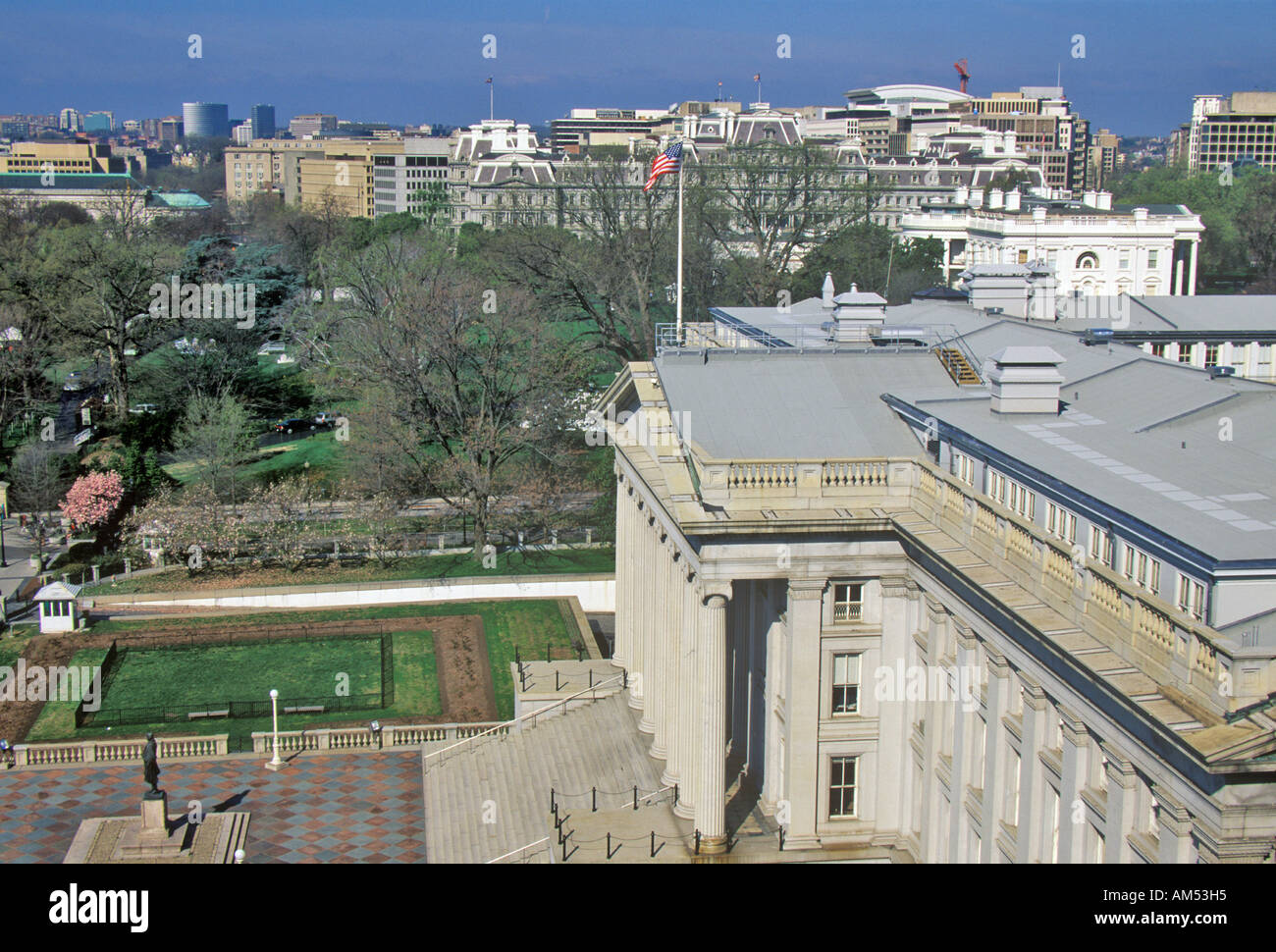 White house aerial view dc hi-res stock photography and images - Alamy