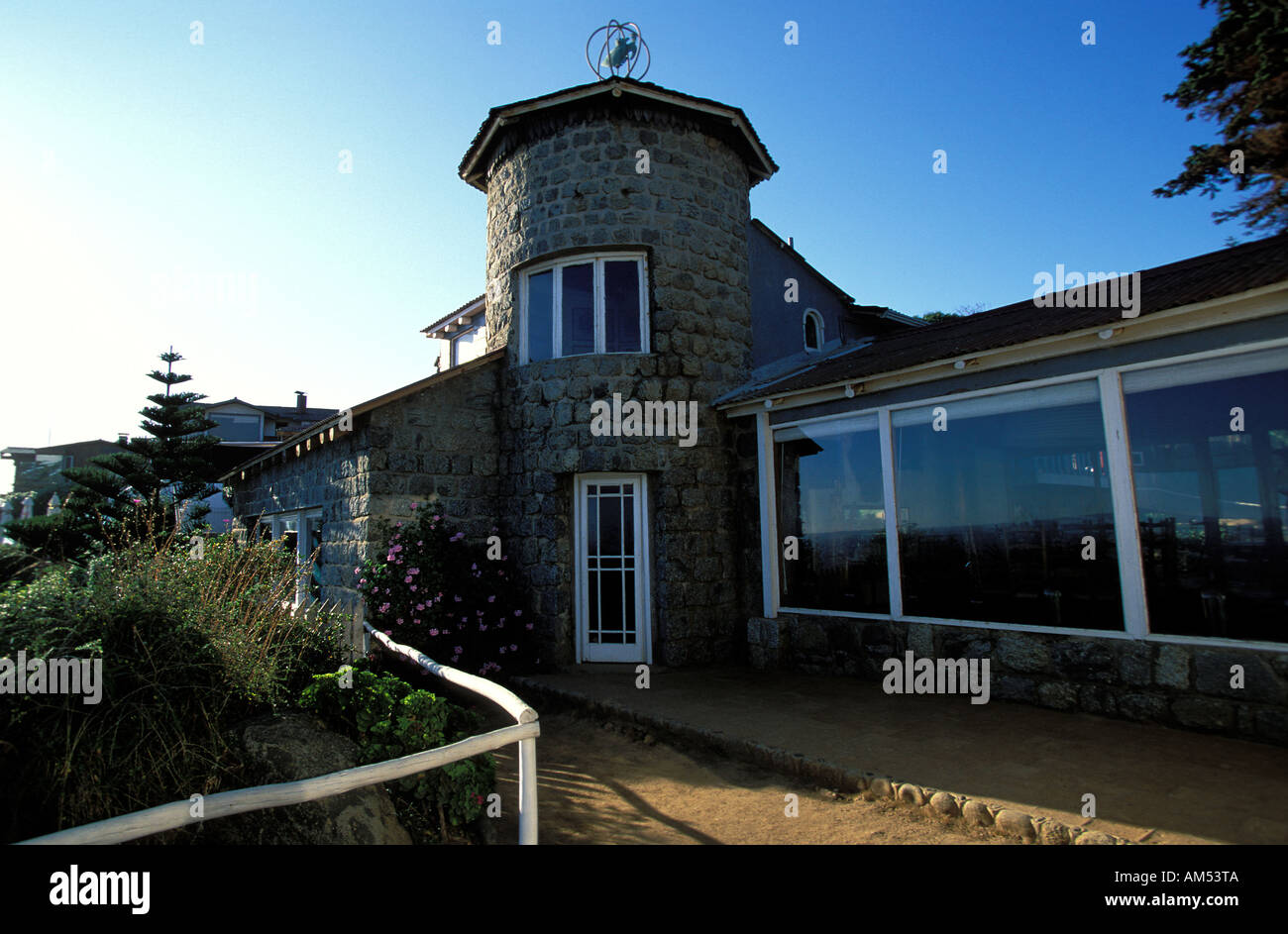Isla Negra the former house of poet Pablo Neruda and now the Neruda ...