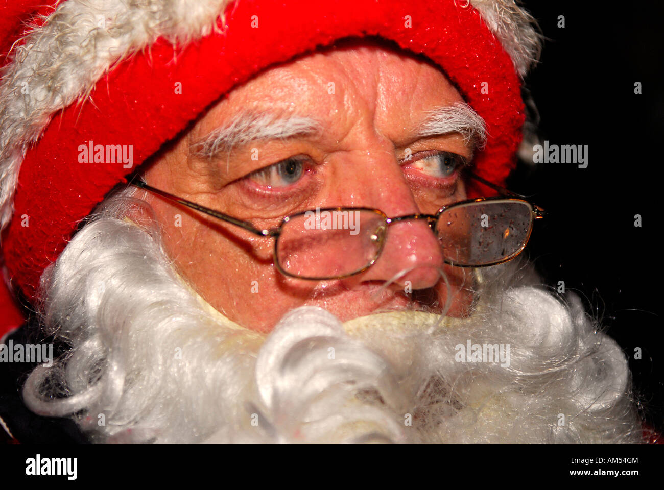 Father Christmas attending Hampton Hill Christmas Parade in the UK ...