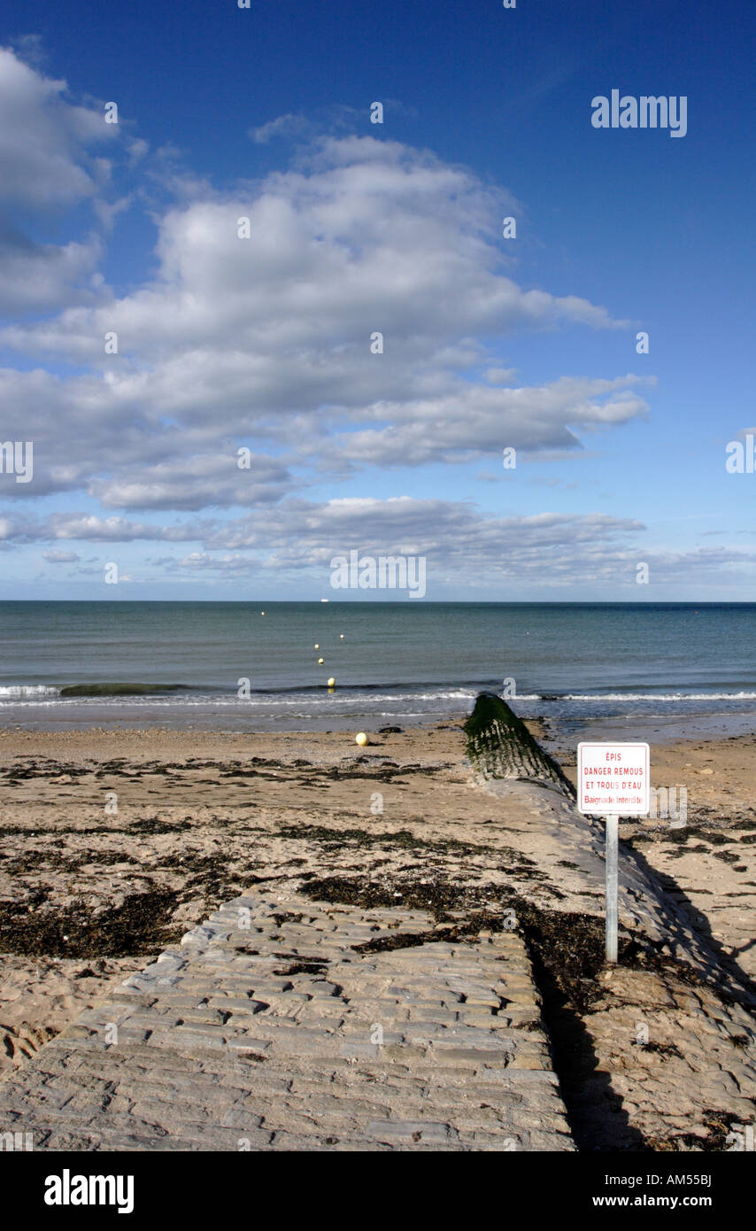 Beach at Luc Sur Mer, Normandy Stock Photo - Alamy