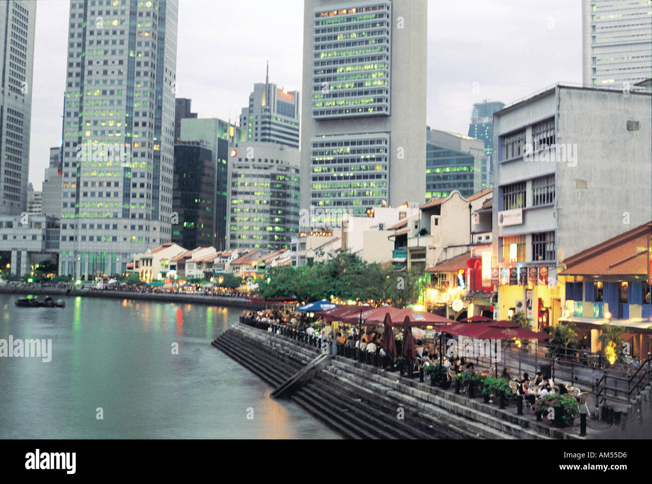 Boat Quay, Singapore Stock Photo - Alamy