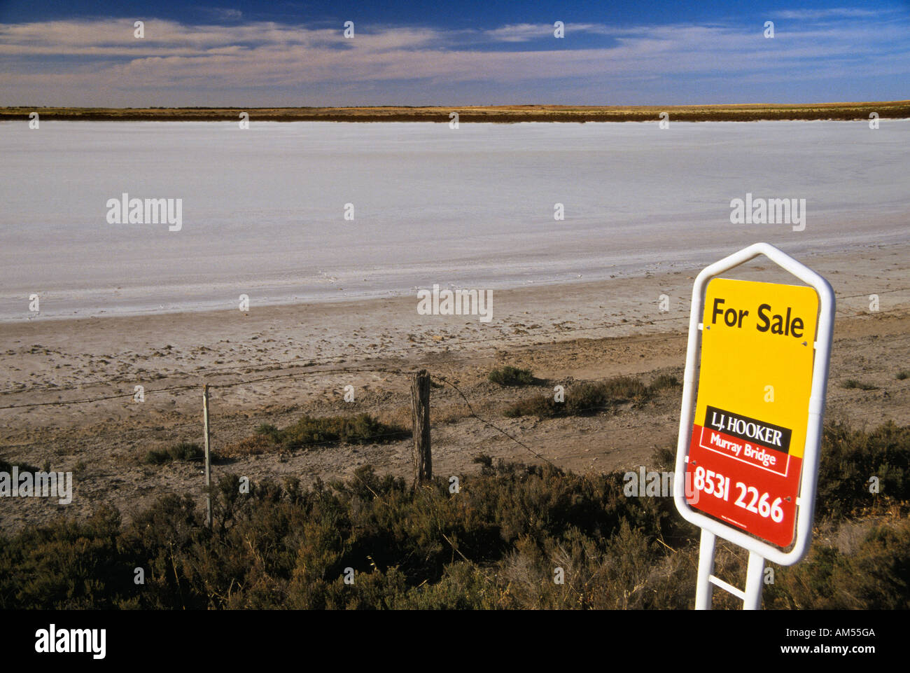 Rising salinity, farmland, South Australia Stock Photo - Alamy