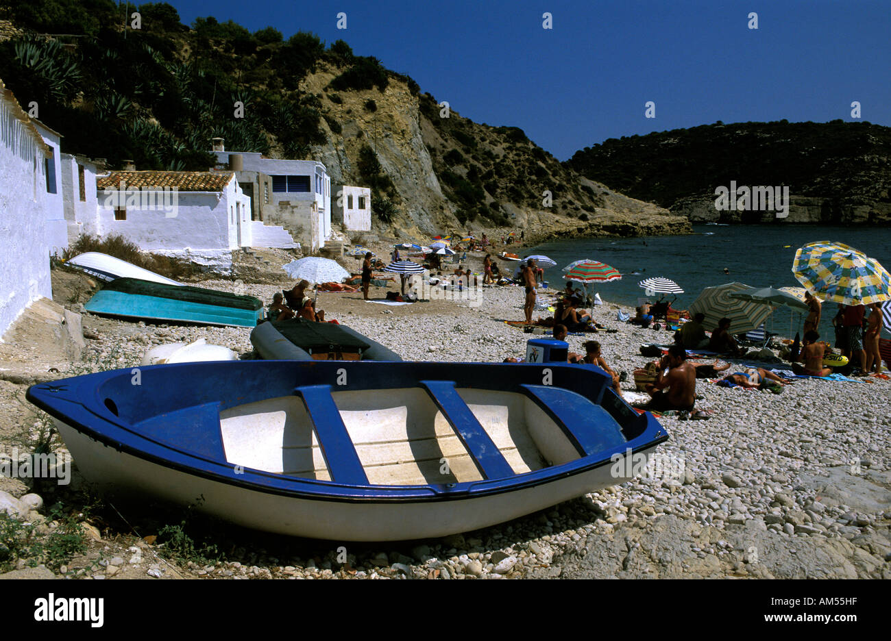 Cala de Granadella beach Stock Photo - Alamy