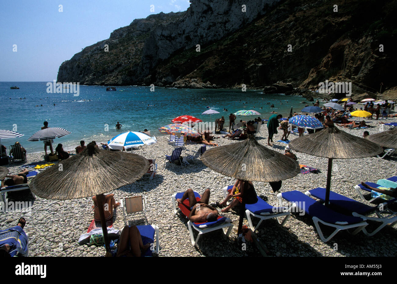 Cala de Granadella beach Stock Photo - Alamy