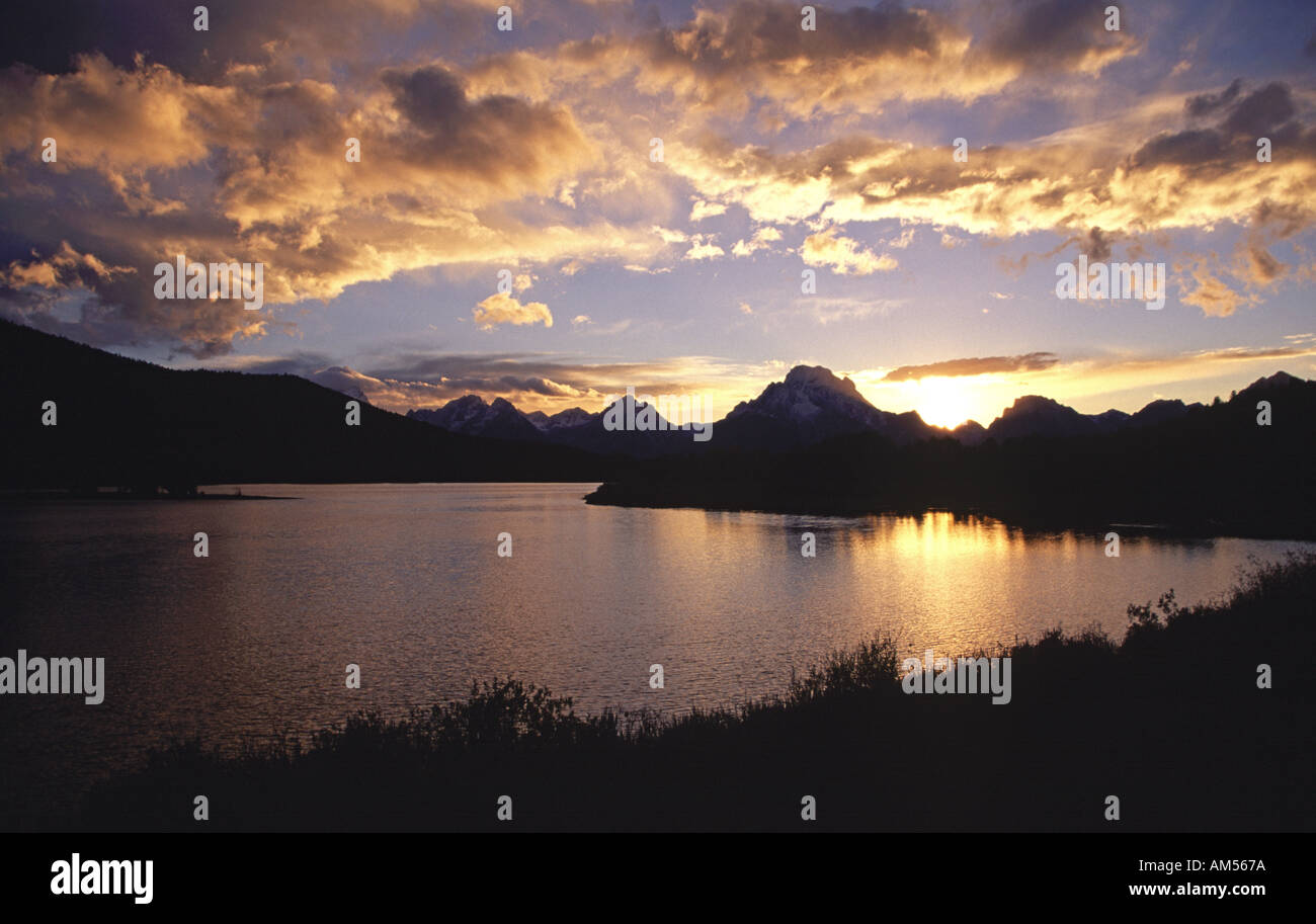 Oxbow bend jackson lake hi-res stock photography and images - Alamy