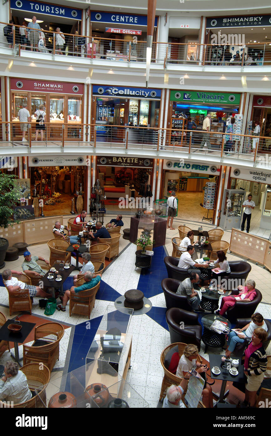 Cape Town South Africa RSA Coffee lounge on The Waterfront Stock Photo ...