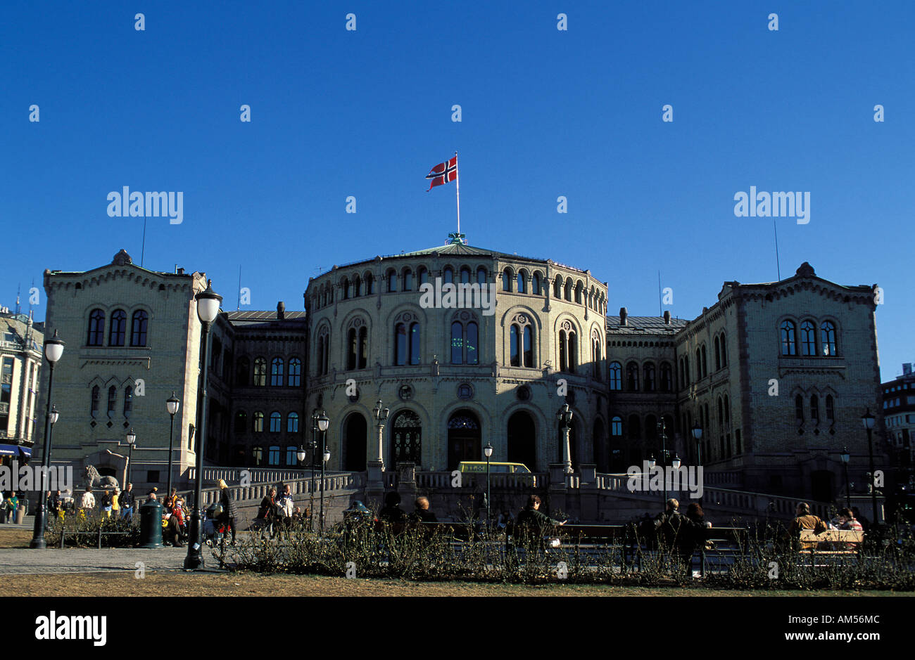 Oslo the parliament building Stock Photo - Alamy