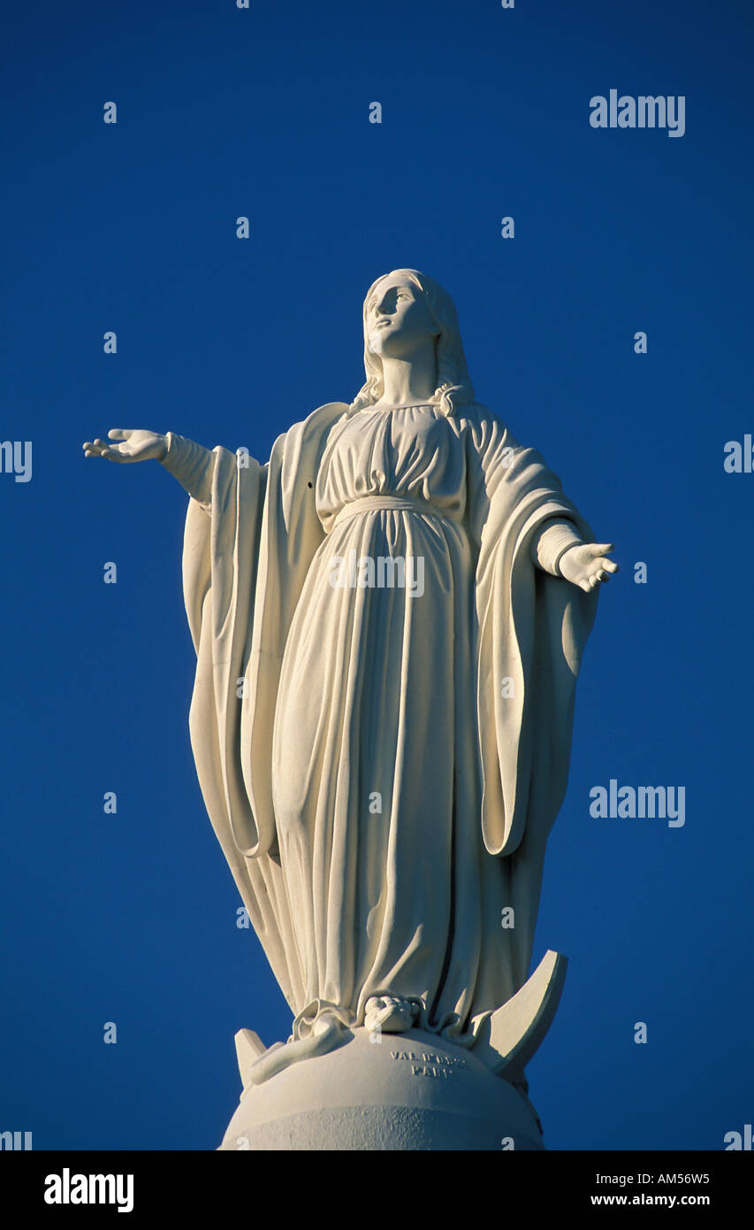 Maria statue on top hi-res stock photography and images - Alamy