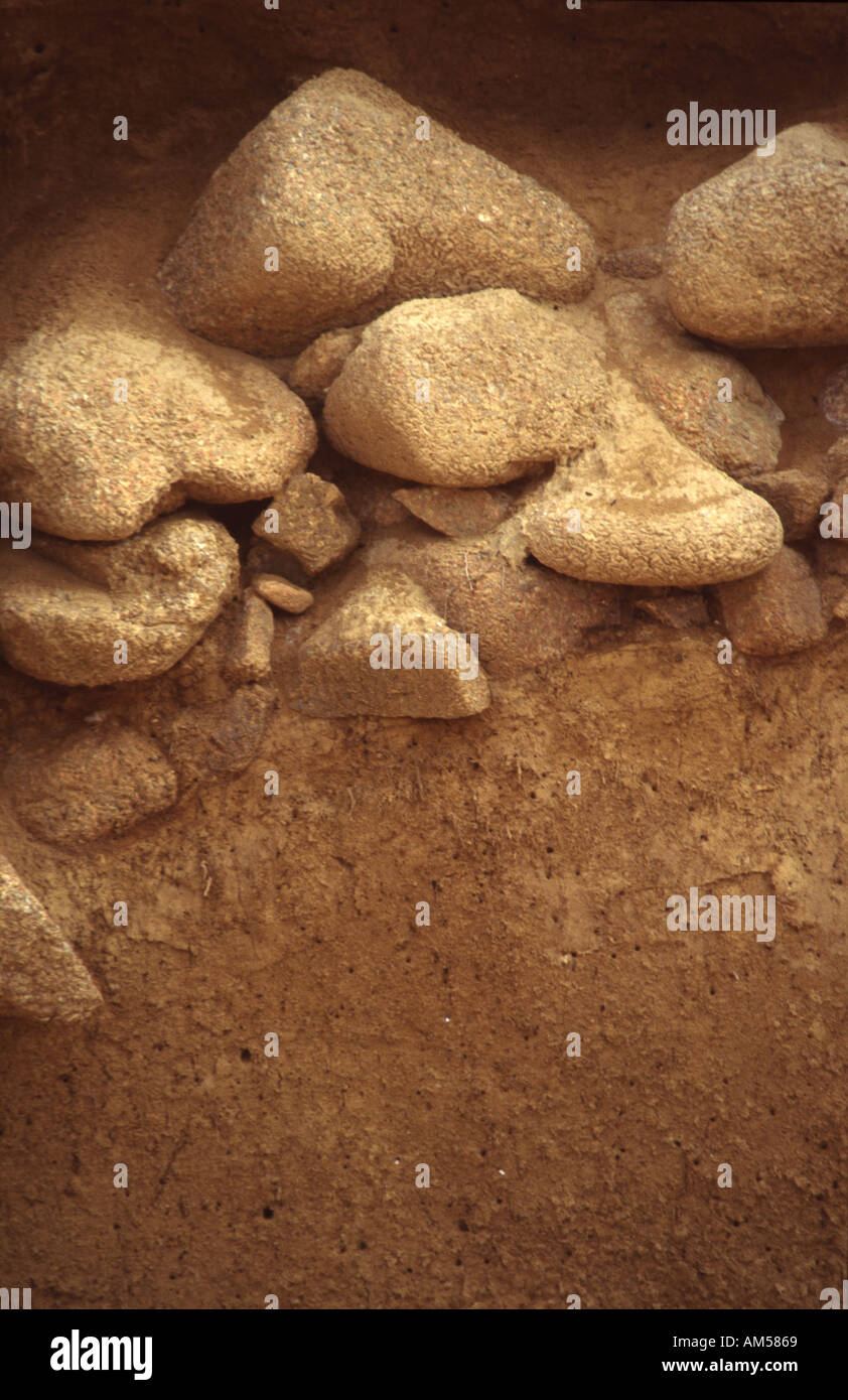 Rocks in a cliff face Stock Photo - Alamy