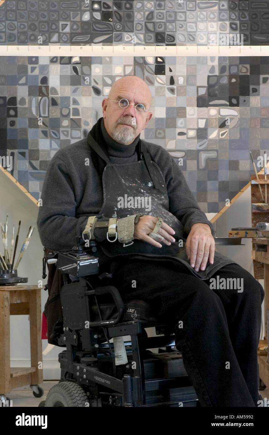Chuck close bridgehampton hi-res stock photography and images - Alamy