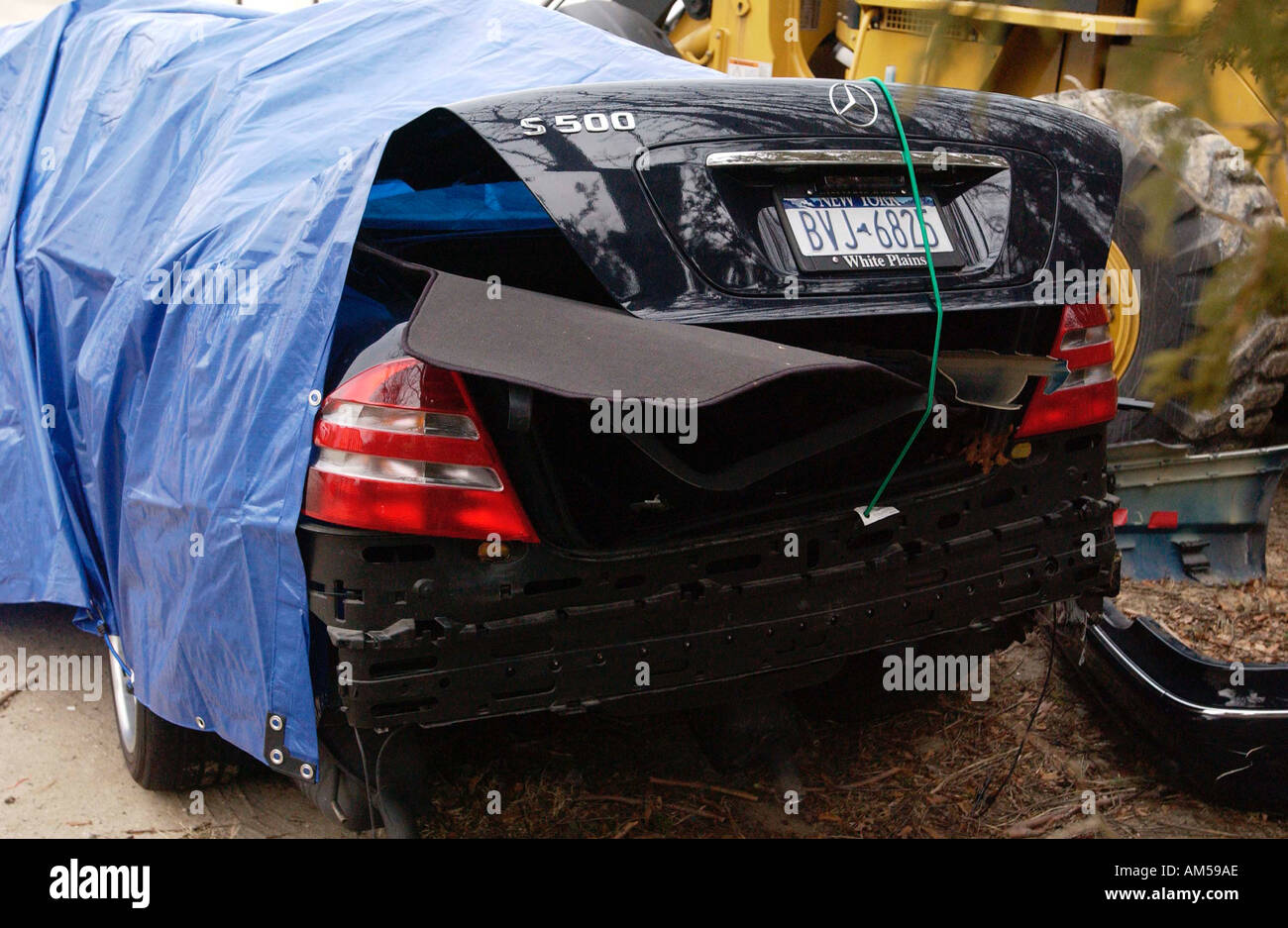 012603 The Mercedes Benz owned by singer Billy Joel that he destroyed ...