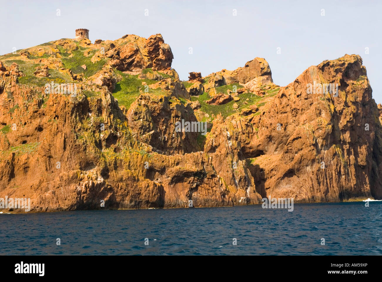 Europe, France, Corsica, Porto. Reserve Naturelle de Scandola. Scandola ...