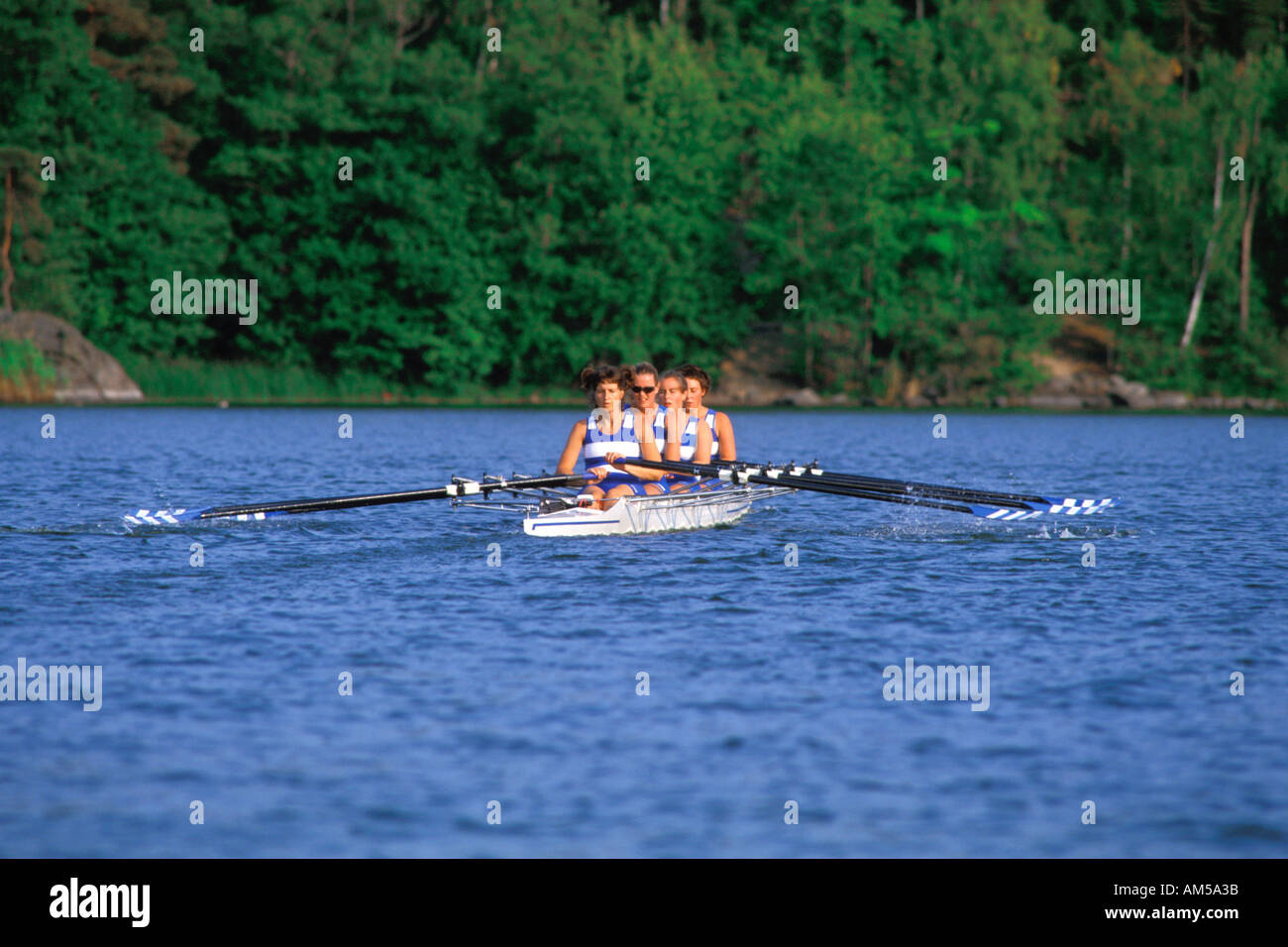 TEAMWORK COOPERATION STOCKHOLM ROWING CLUB Stock Photo - Alamy
