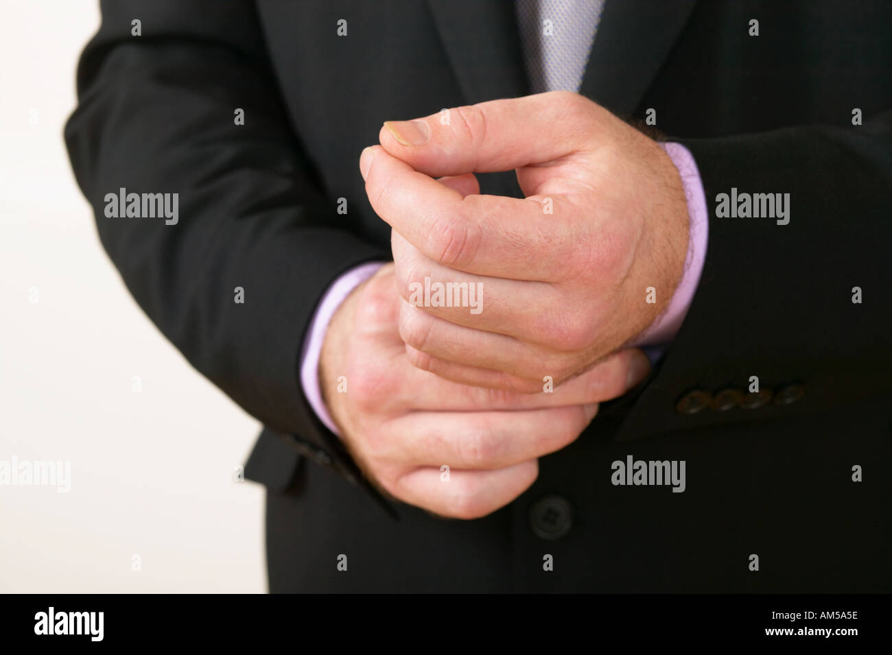 Hand gesture business meeting Stock Photo - Alamy