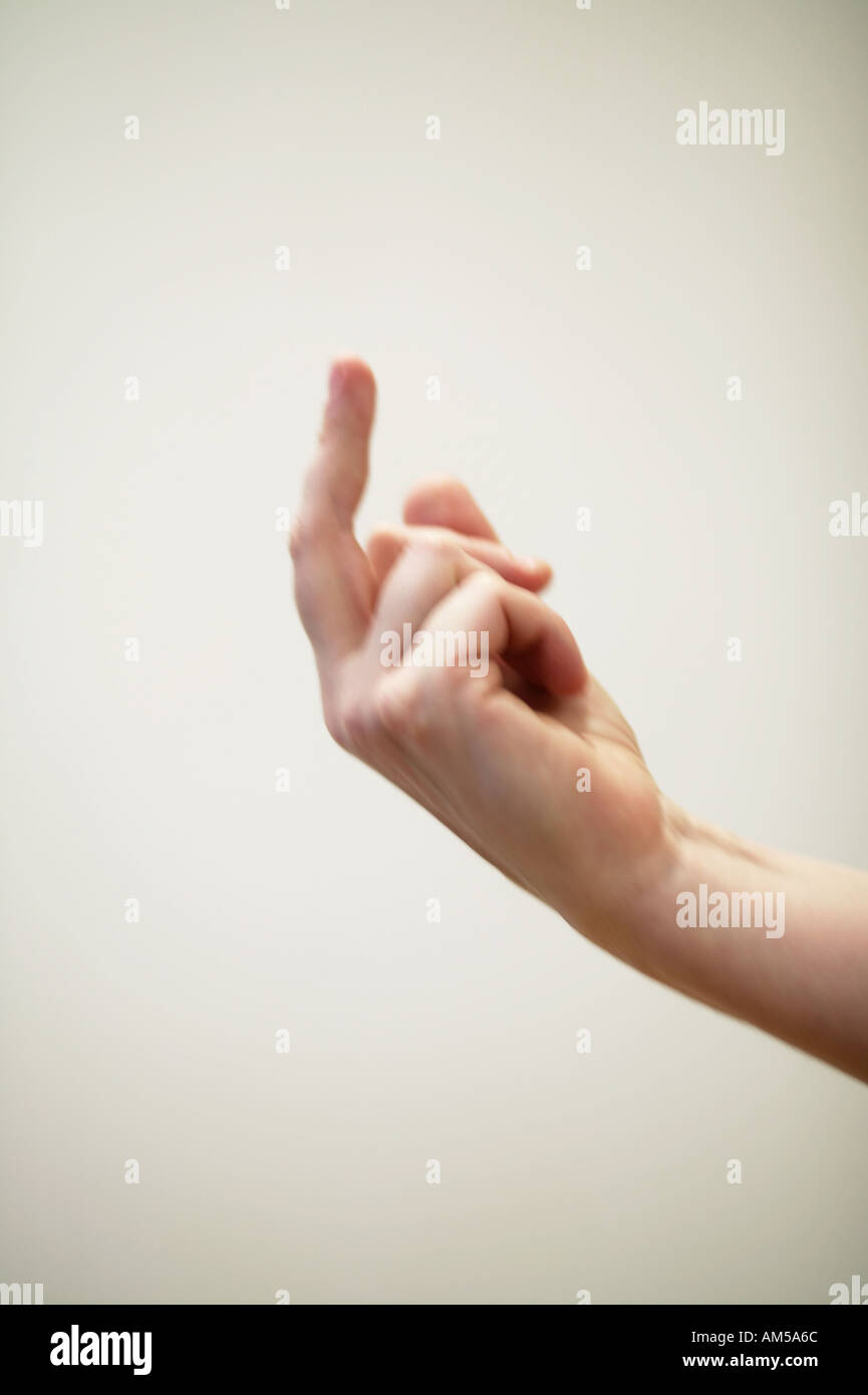 Rude hand signal hi-res stock photography and images - Alamy