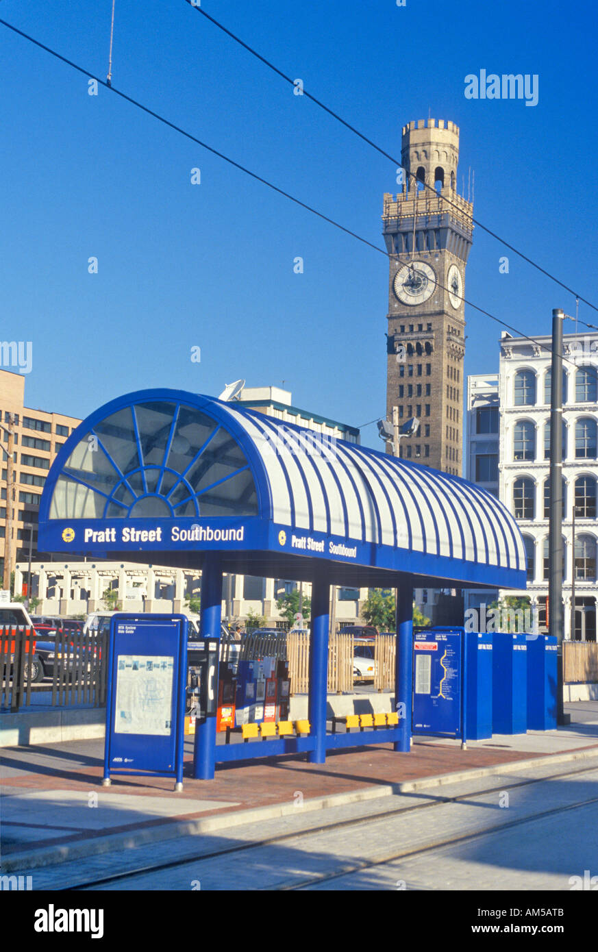 Pratt Street Metro Stop Baltimore Maryland Stock Photo - Alamy