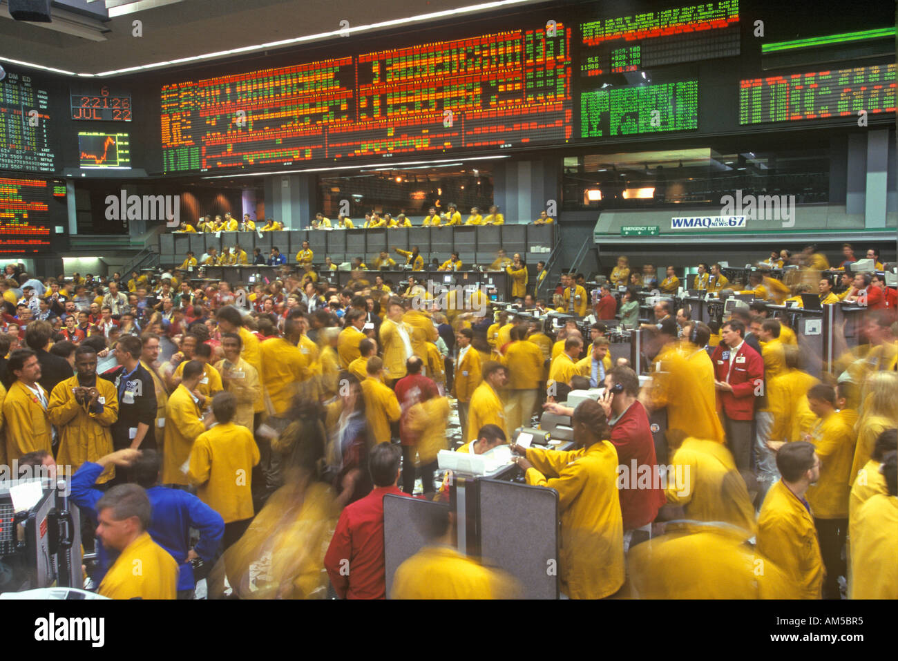Chicago board of trade trading floor hi-res stock photography and ...
