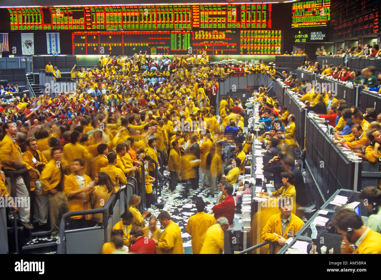 Chicago board of trade trading floor hi-res stock photography and ...