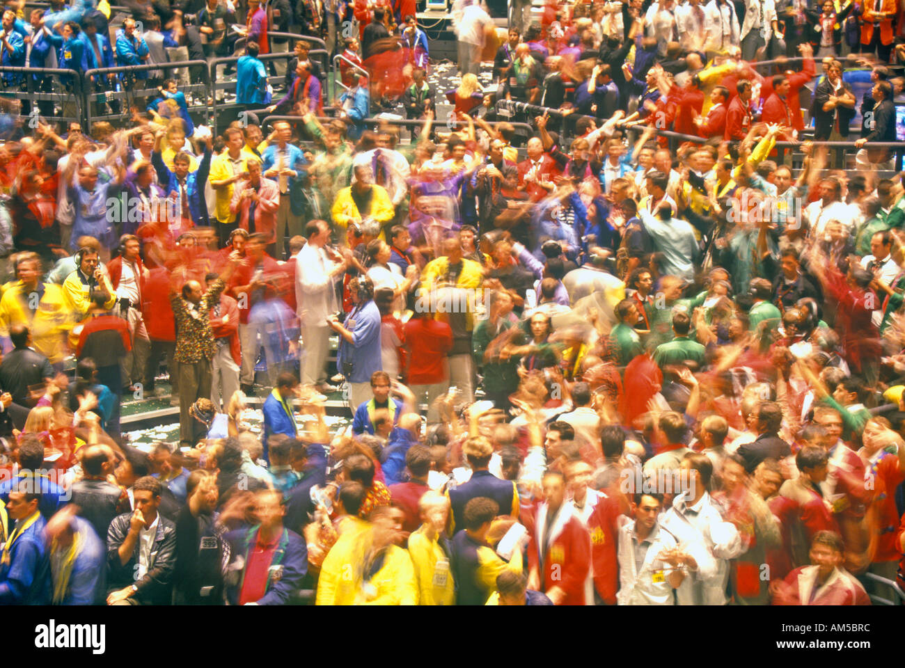 Trading Pit of The Chicago Board of Trade Chicago Illinois Stock Photo ...