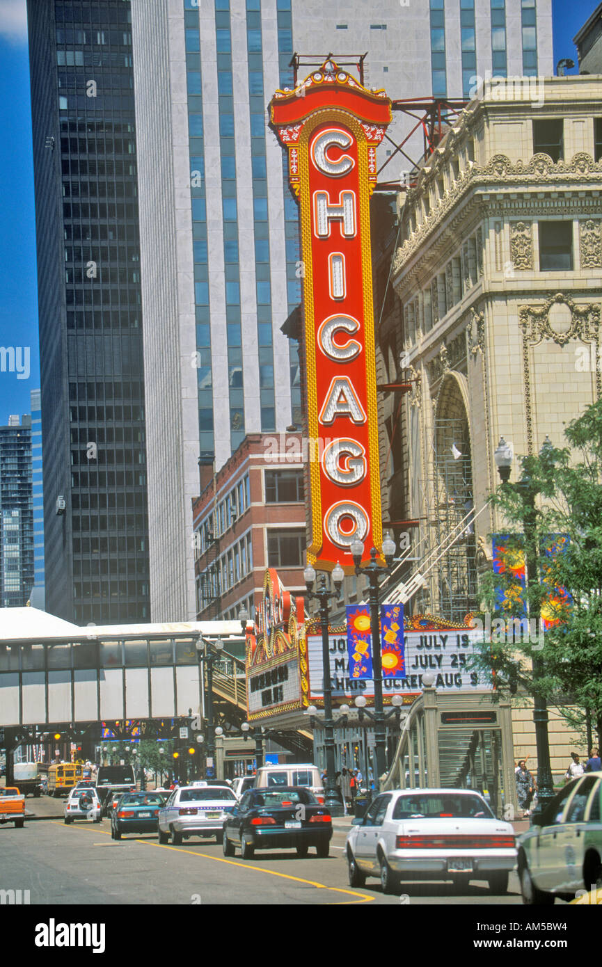 Chicago Theater Chicago Illinois Stock Photo - Alamy
