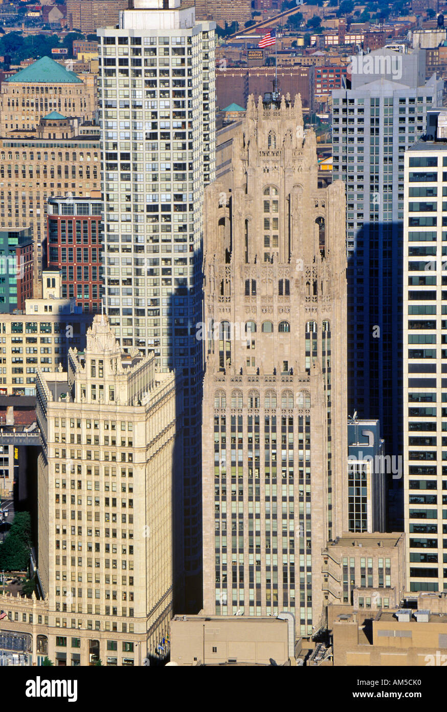 Chicago Tribune Building Chicago Illinois Stock Photo - Alamy