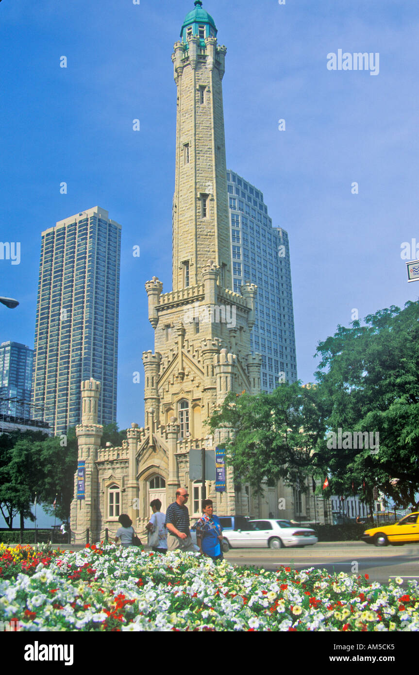 Old 1869 chicago water tower hi-res stock photography and images - Alamy