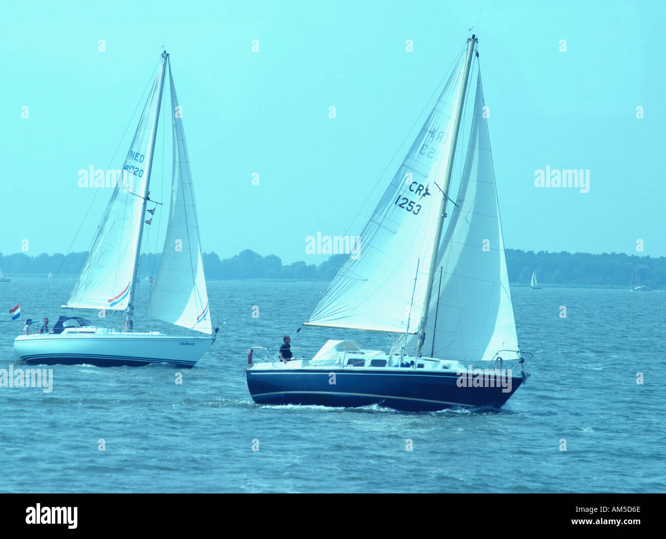 Yachts sailing under hi-res stock photography and images - Alamy