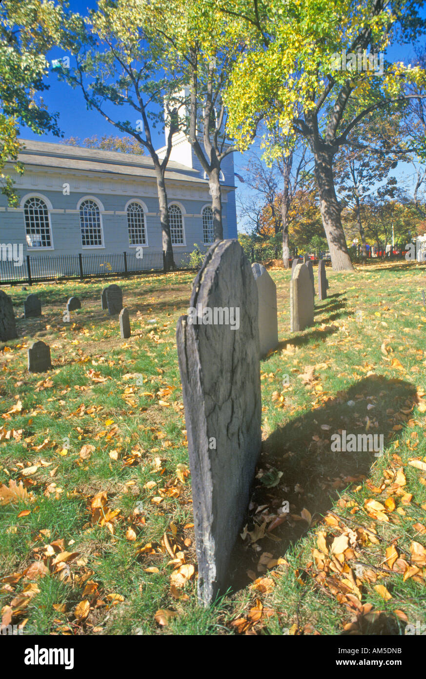 Christ Church Cemetery Cambridge Massachusetts Stock Photo - Alamy