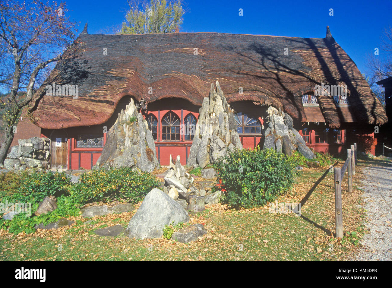 Gingerbread House Tyringham Massachusetts Stock Photo - Alamy