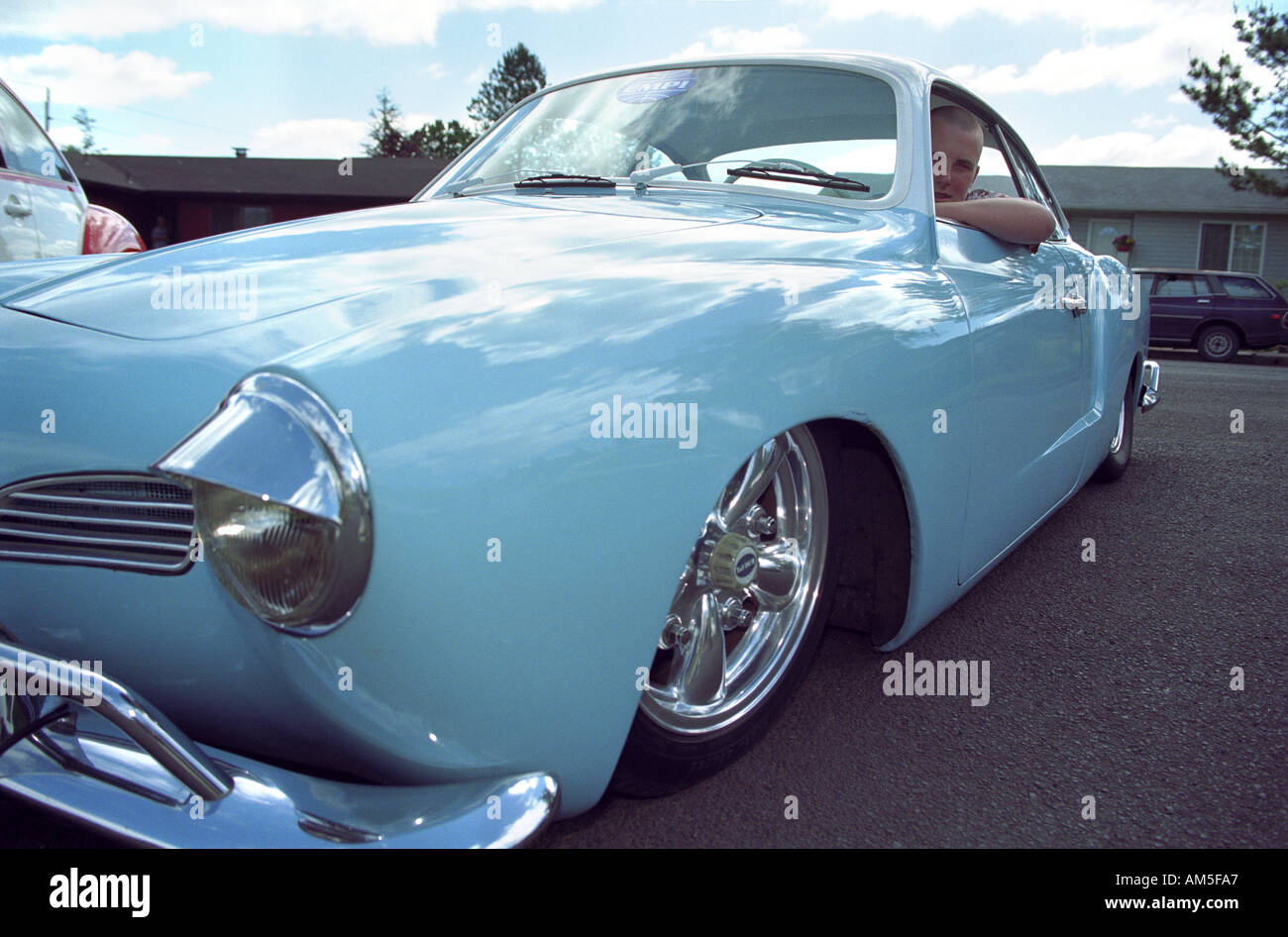 Lowrider Volkswagen Karmann Ghia Stock Photo - Alamy