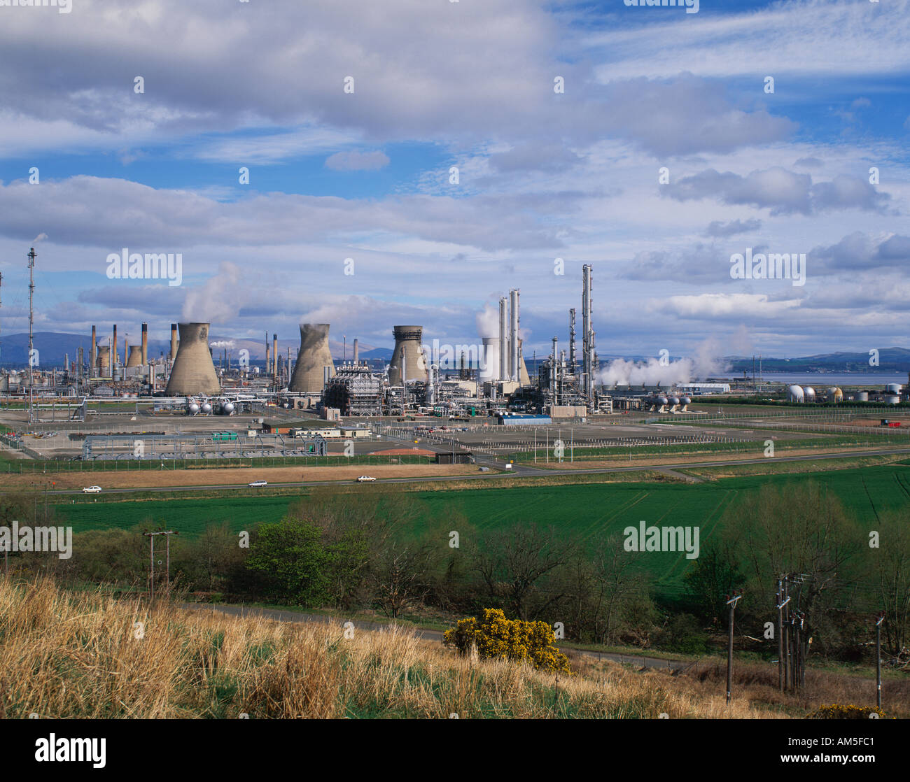 Petrochemical Complex Grangemouth Scotland Stock Photo - Alamy