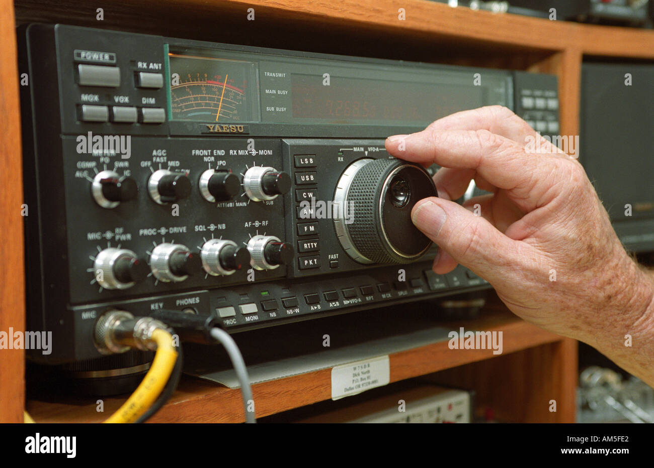 Amateur HAM radio enthusiast Stock Photo - Alamy