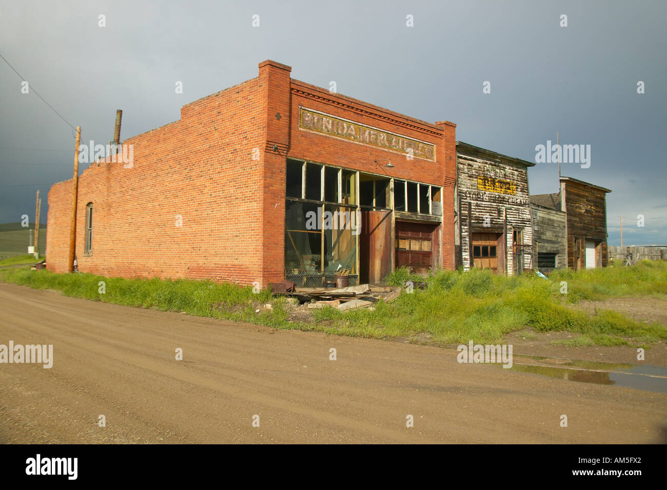 Monida an abandoned town on border of Montana and Idaho near Monida ...