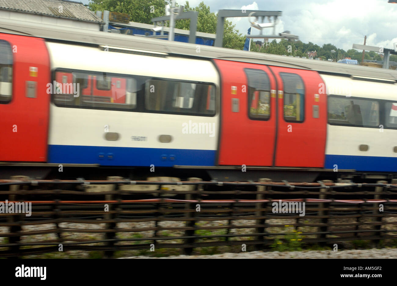 Underground train Stock Photo - Alamy