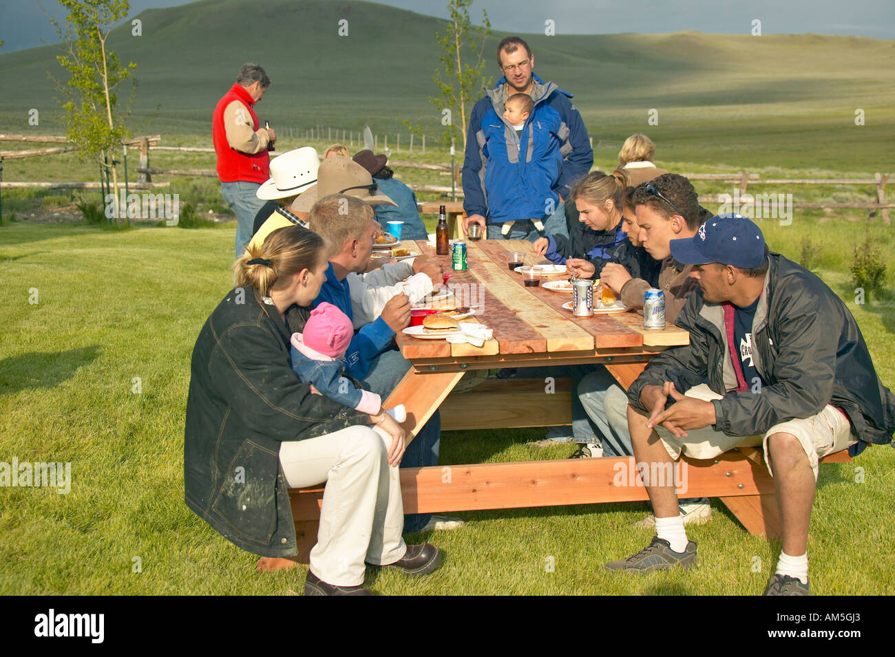 Western July 4 outdoor barbecue at Peggy Delaney s ranch in Centennial ...