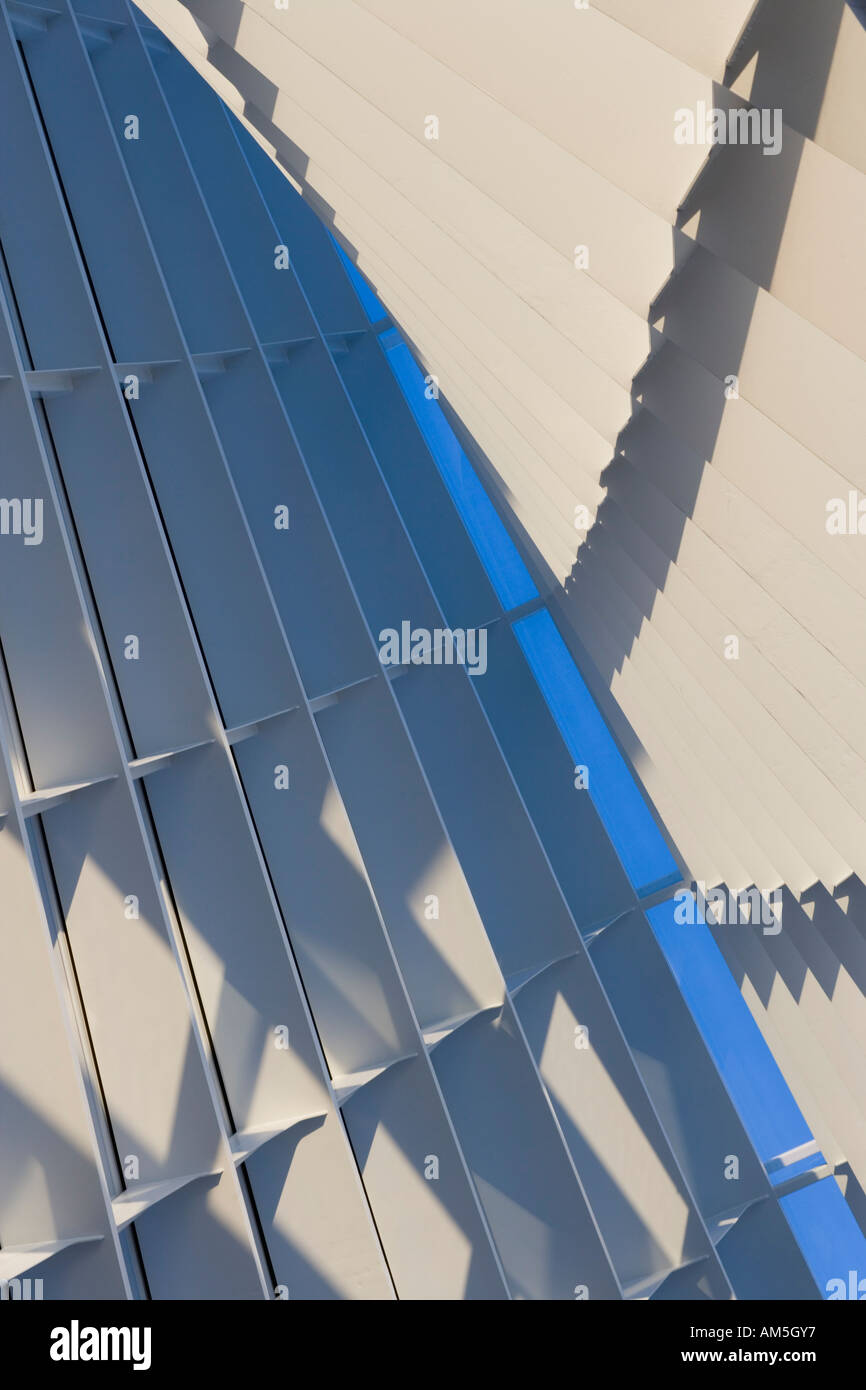Roof structure detail of the Windhover Grand Reception Hall of Santiago ...