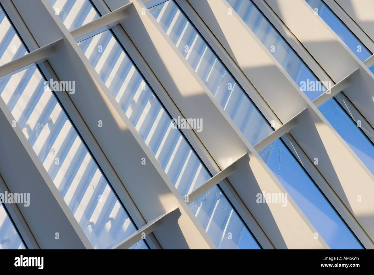 Roof structure of the Windhover Reception Hall of Calatrava's Milwaukee ...