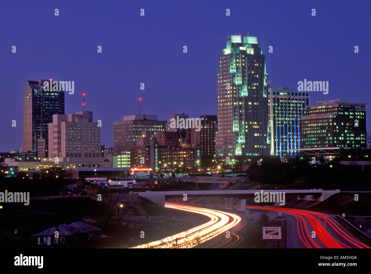 Raleigh city lights hi-res stock photography and images - Alamy