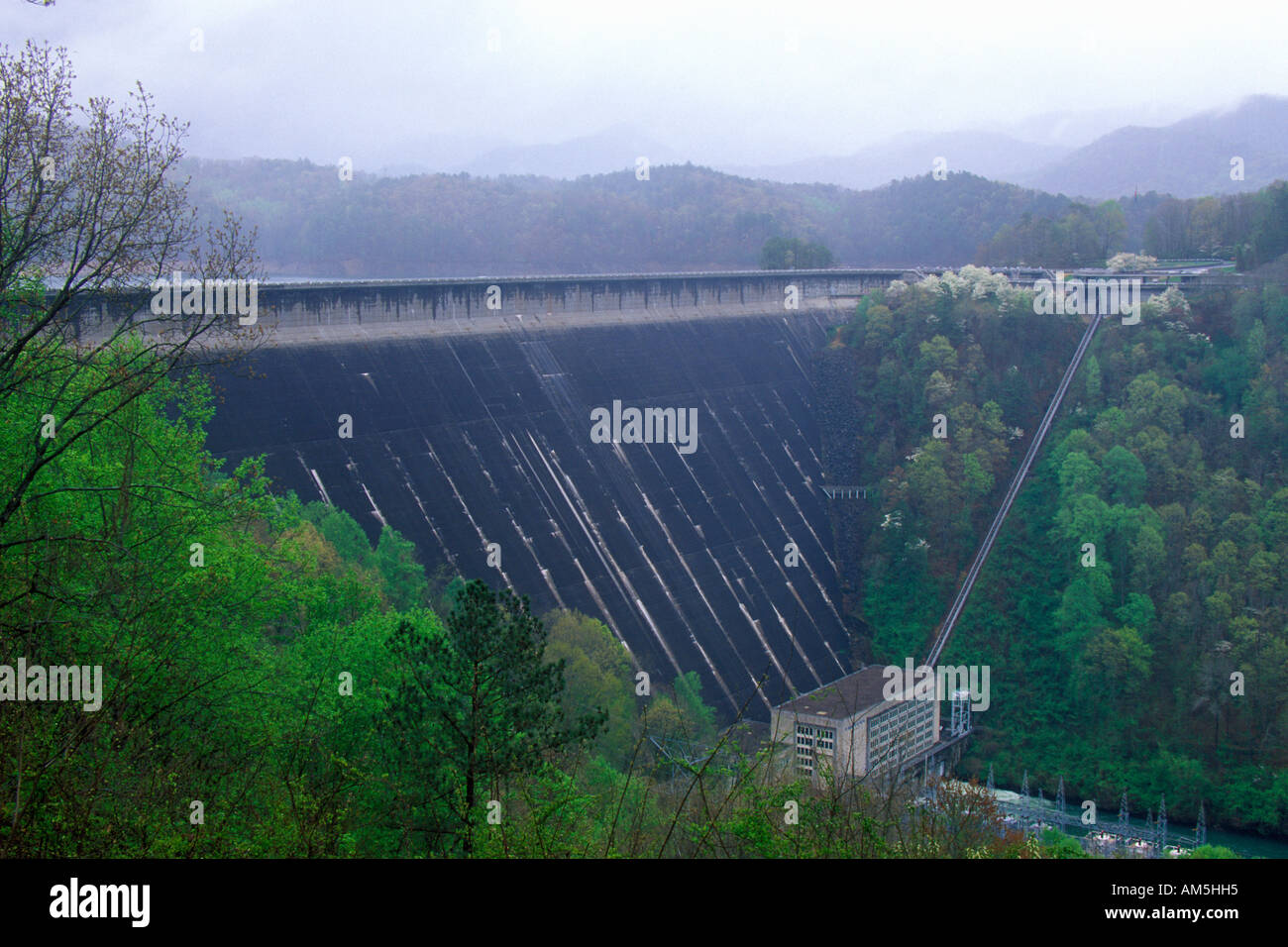 Fontana Dam NC Stock Photo - Alamy
