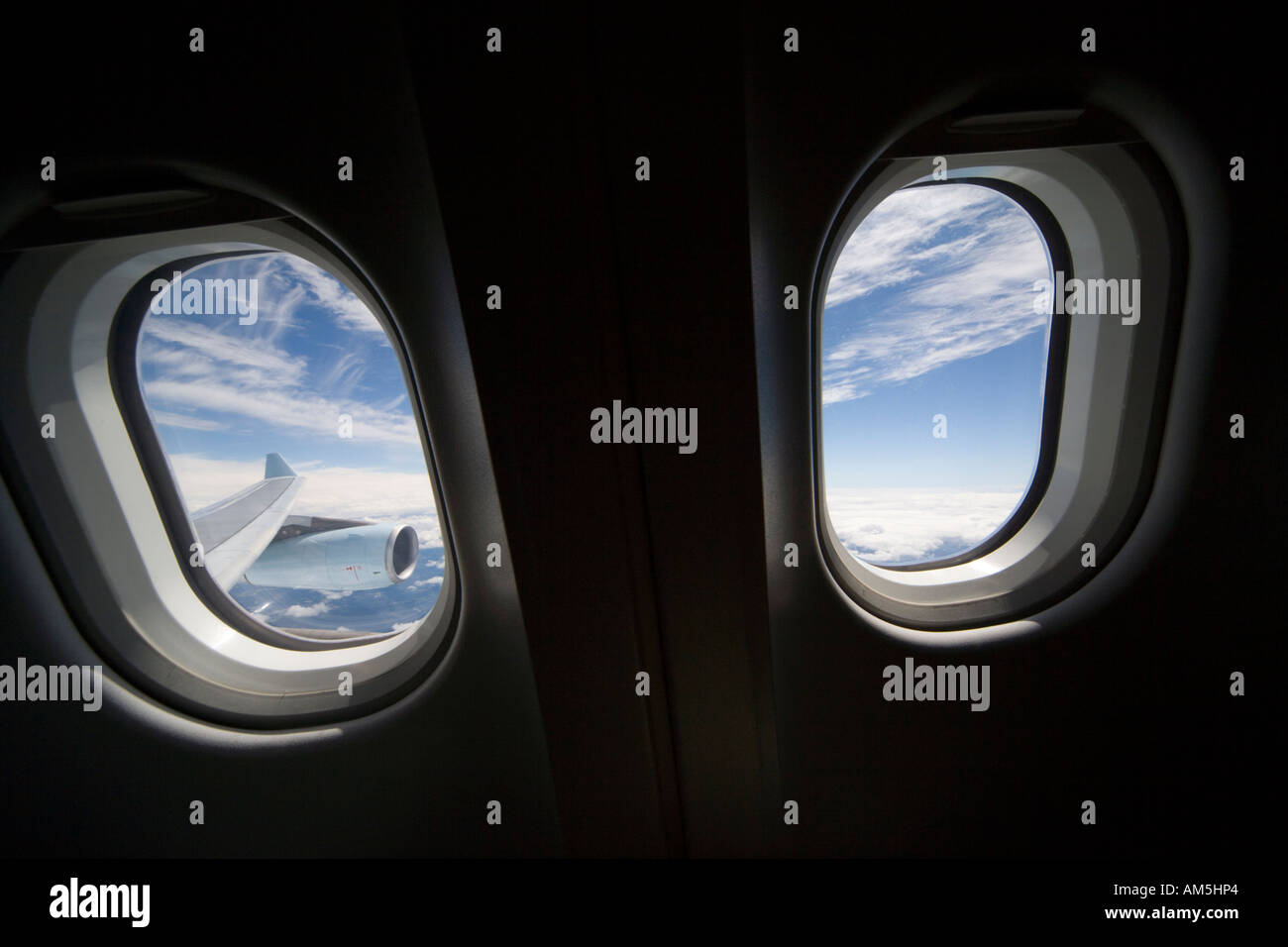 Plane in blue skies High Resolution Stock Photography and Images - Alamy