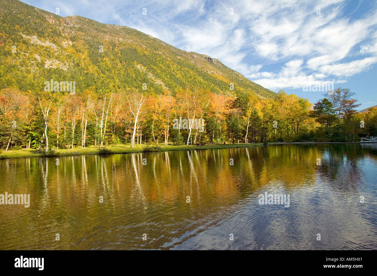 Crawford Notch State Park in the White Mountains New Hampshire Stock ...