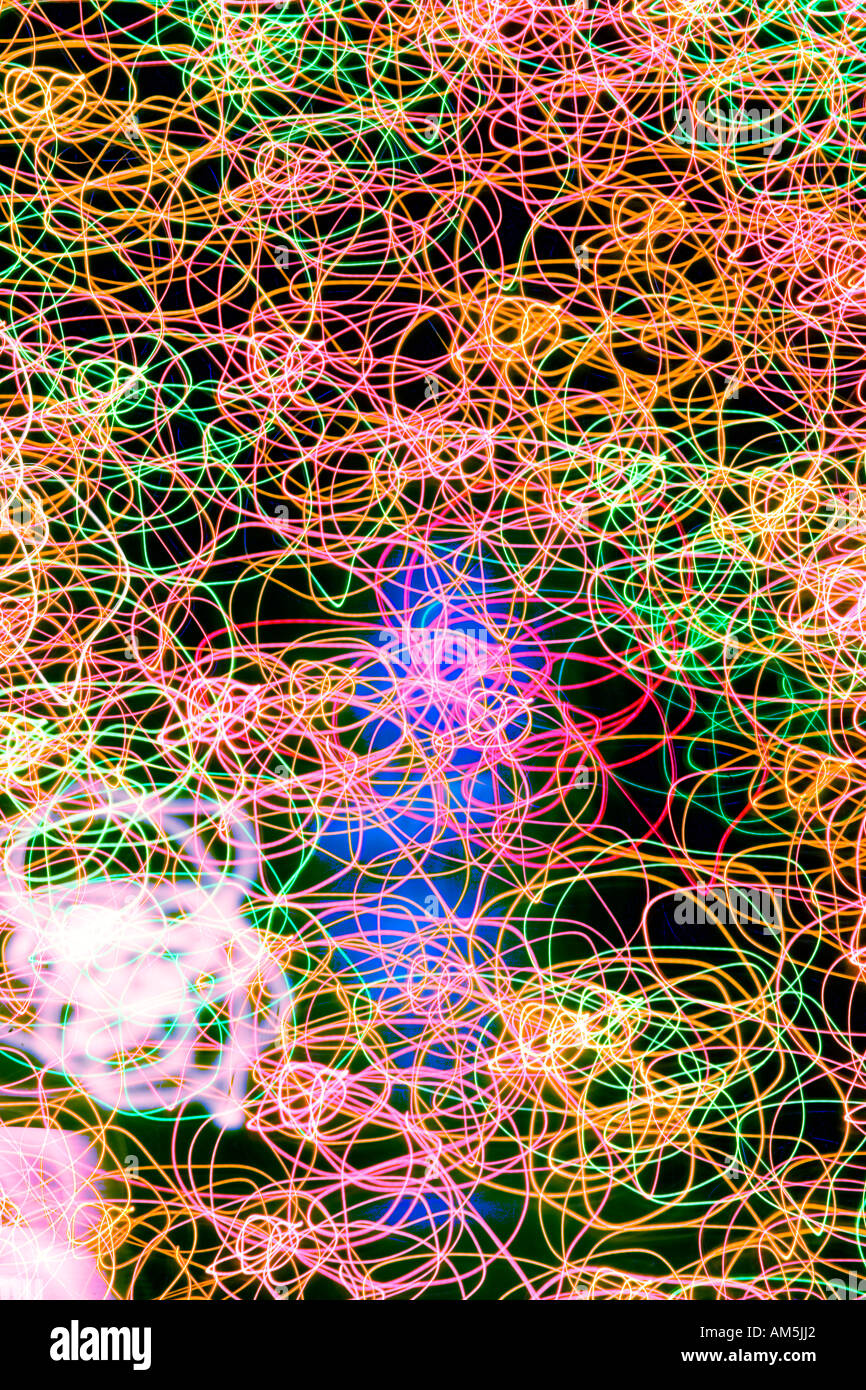 abstract light pattern chaotic chaos Stock Photo - Alamy