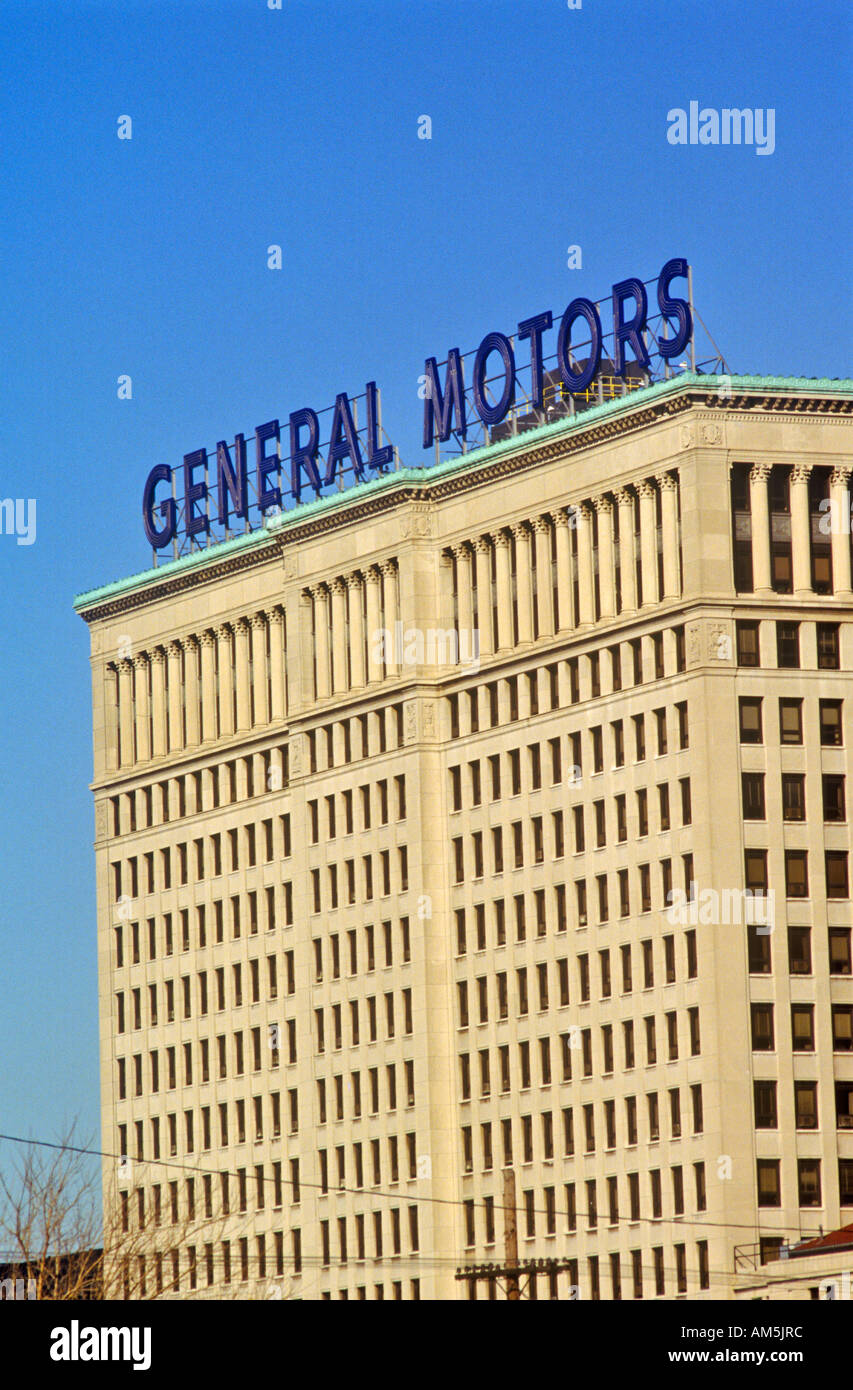 General Motors Headquarters in downtown Detroit MI Stock Photo - Alamy